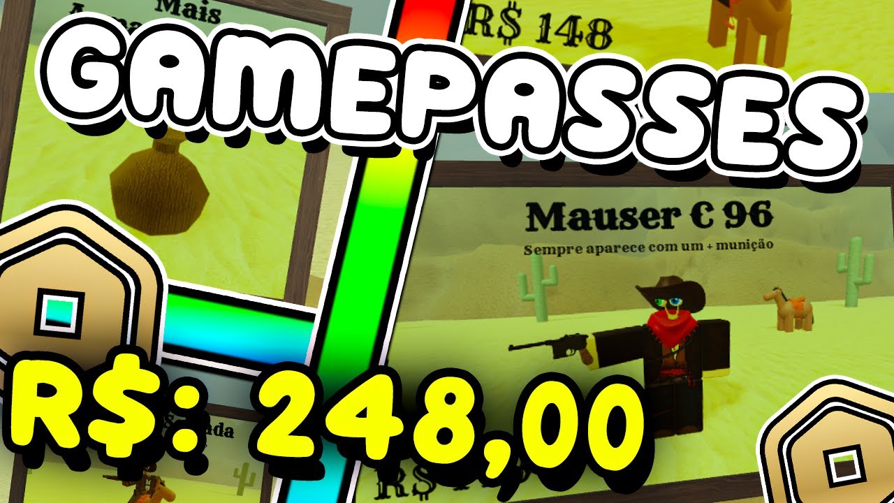 COMPREI TODAS AS GAMEPASSES DO DEAD RAILS!! QUAL É A MELHOR - YouTube
