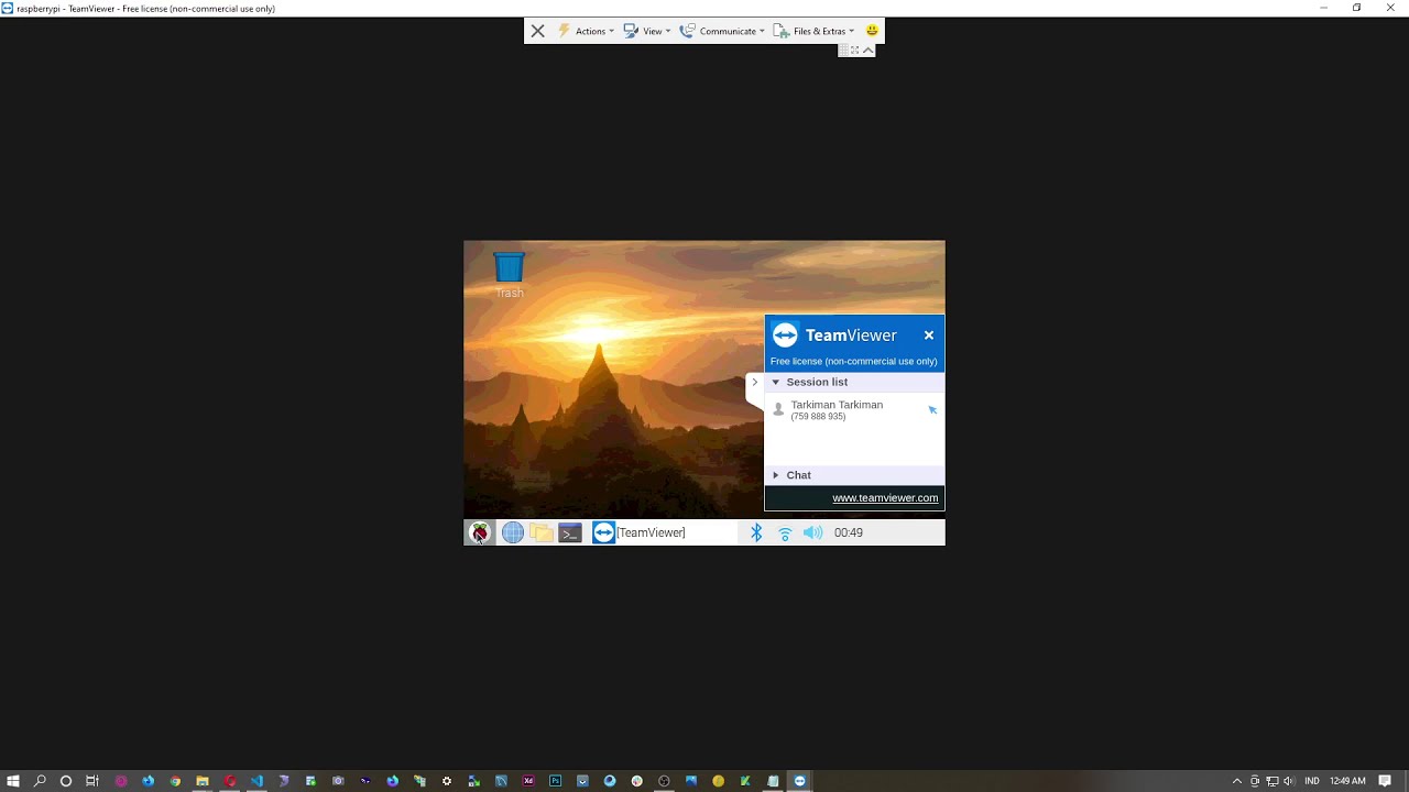 How to set Screen Resolution of Teamviewer on Raspberry Pi - YouTube