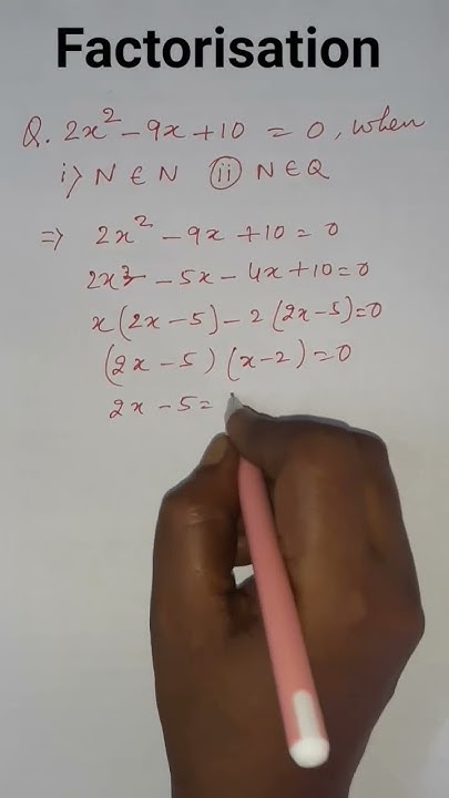 use in Factorisation Method #maths #class10maths #cbse #icse #selinasolutions # ...
