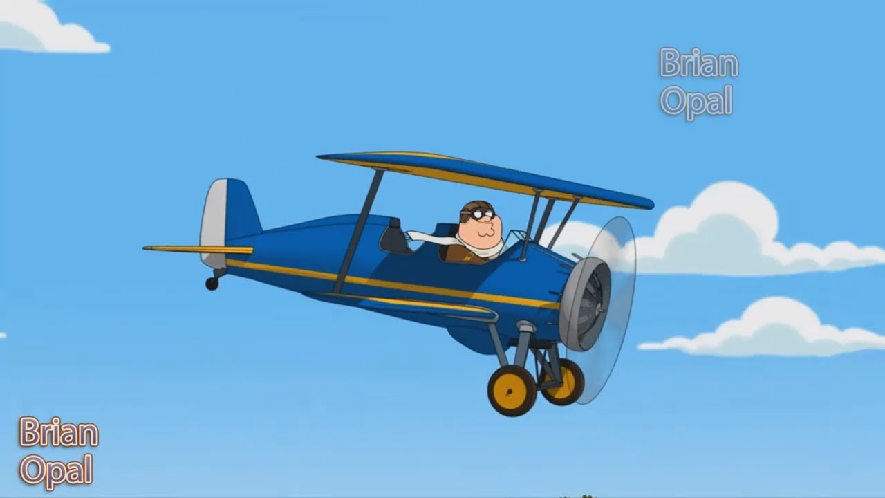 Family Guy - Peter flies in the sky - YouTube