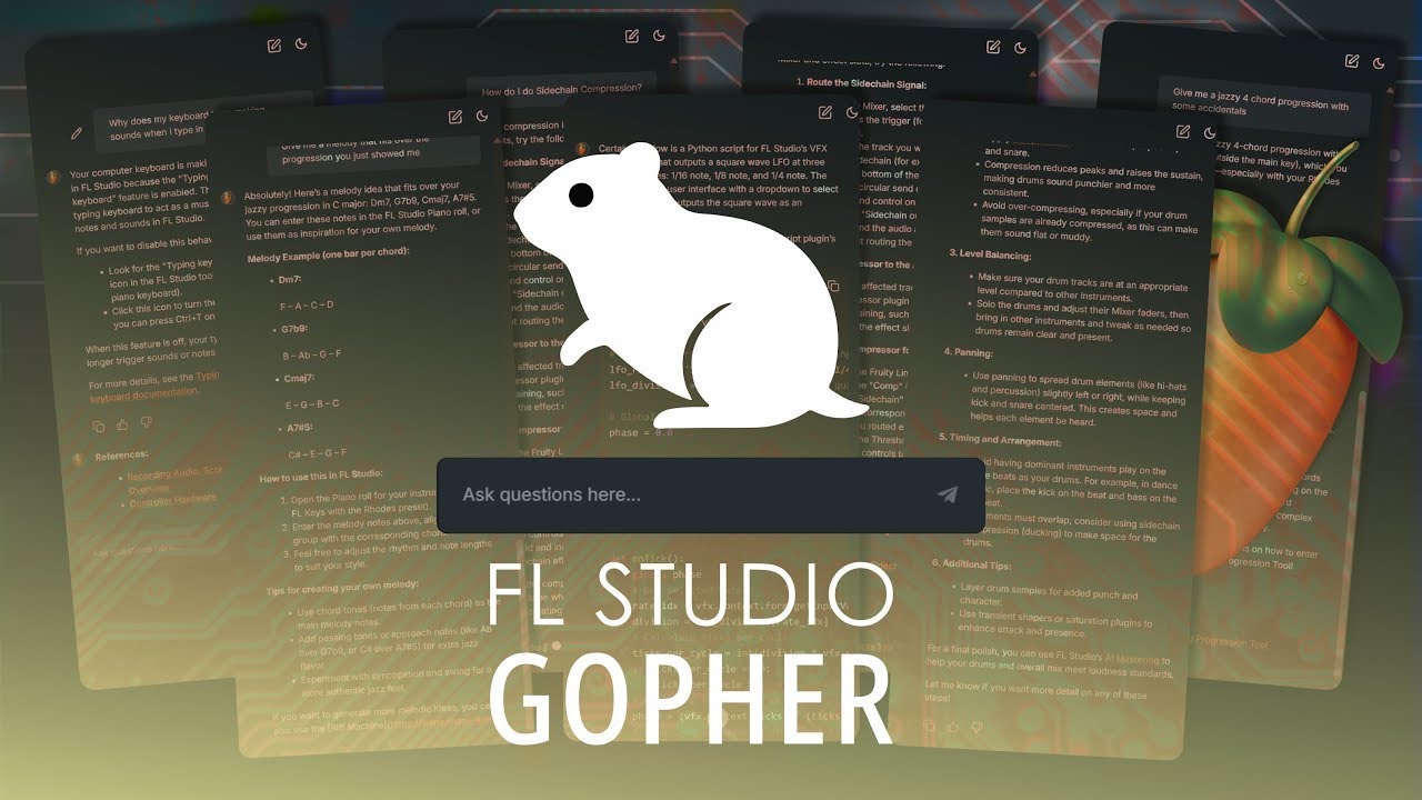 FL Studio Gopher AI Assistant | Smarter Music Production with FL Studio 25 - YouTube