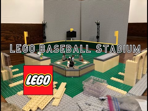 LEGO Baseball Stadium Update - YouTube