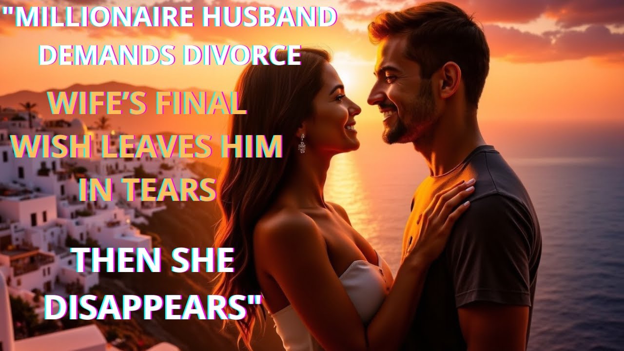 "Millionaire Husband Demands Divorce, Wife’s Final Wish Leaves Him in ...