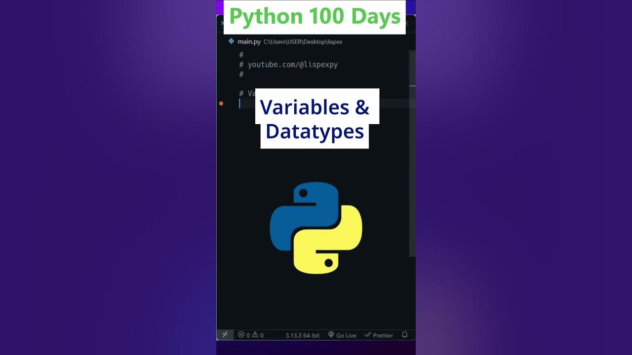 Python Variables And Data Types In 50 Secondspython Codingbasics Learntocode Pythontutorial