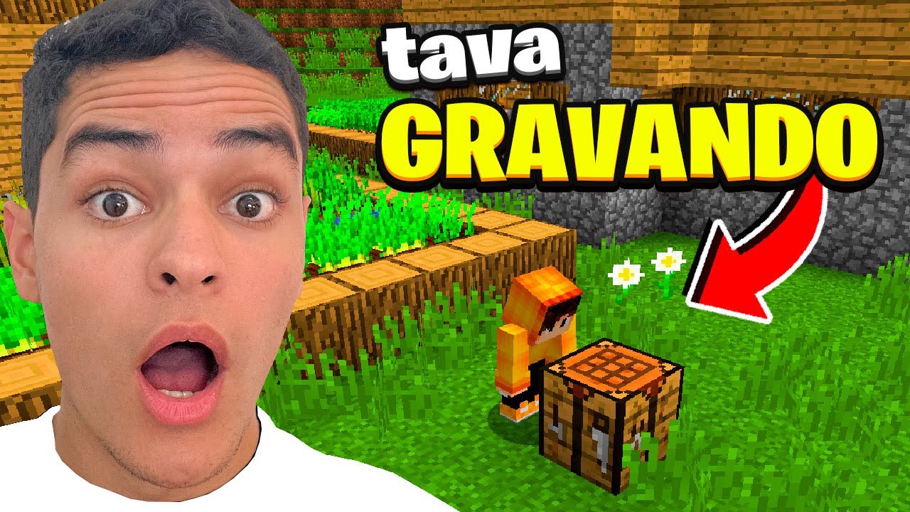 Entrei Escondido No Mapa Do Meu Amigo No Minecraft Youtube