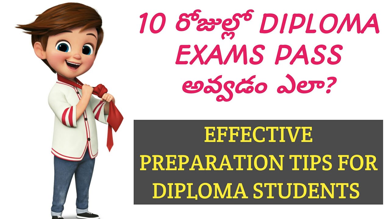 HOW TO PASS DIPLOMA EXAMS IN 10 DAYS| IMPORTANT TIPS TO PASS DIPLOMA ...