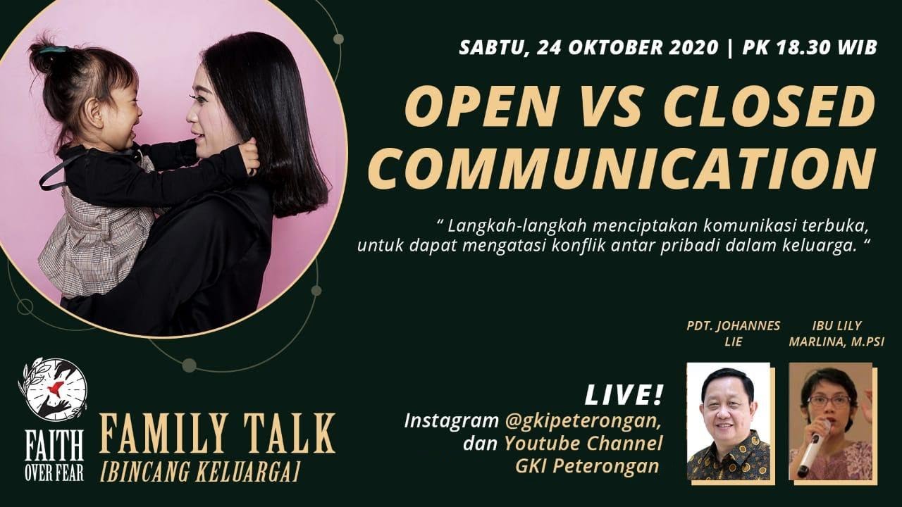 Family Talk: Open vs Closed Communication - YouTube