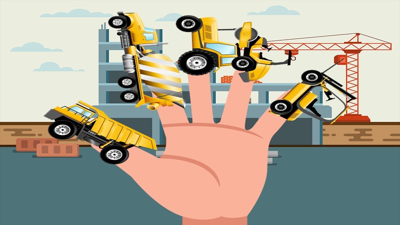 finger family| Yellow transport for kids | children - YouTube
