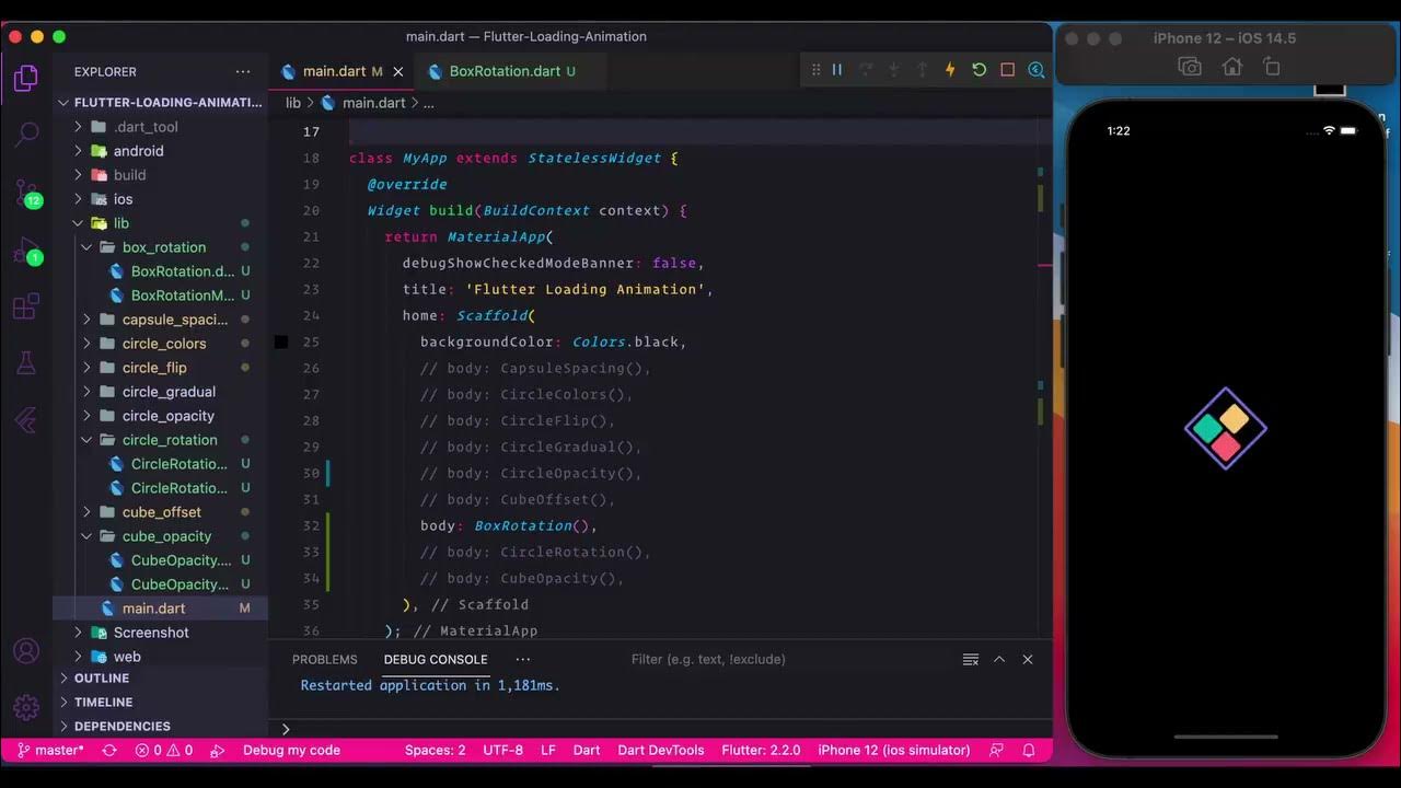 Flutter Loading Animation - YouTube