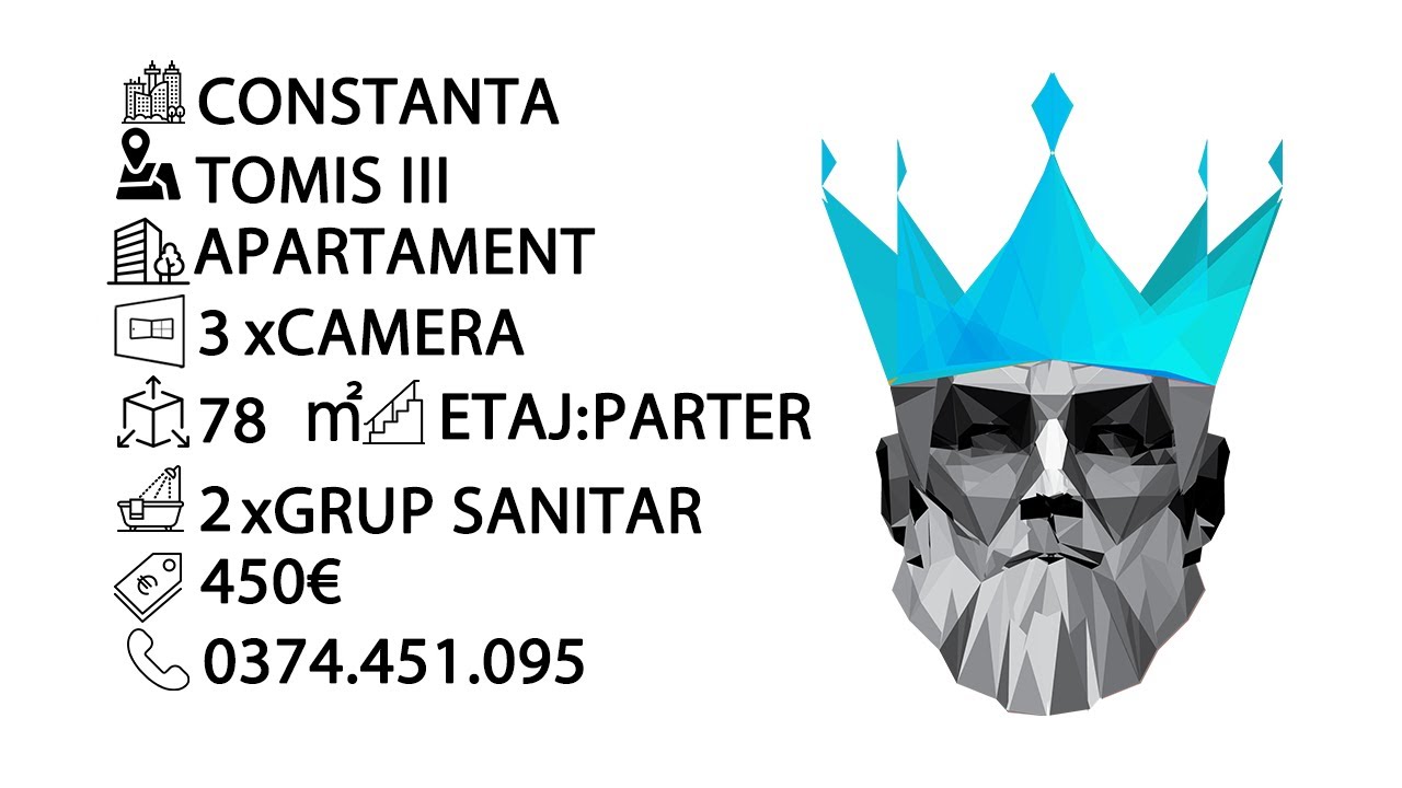 CONSTANTA|Tomis III | 3 camere | Centrala | Termen lung - YouTube
