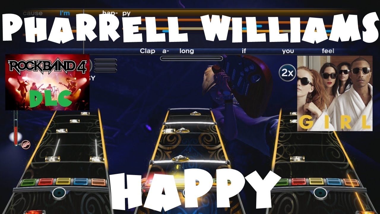 Pharrell Williams - Happy - Rock Band 4 DLC Expert Full Band (October ...