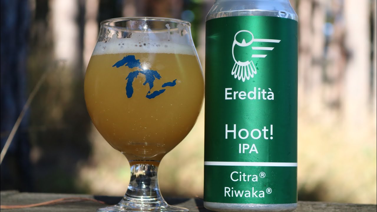 Ereditá Beer|Hoot IPA|Experimental NEIPA! - YouTube