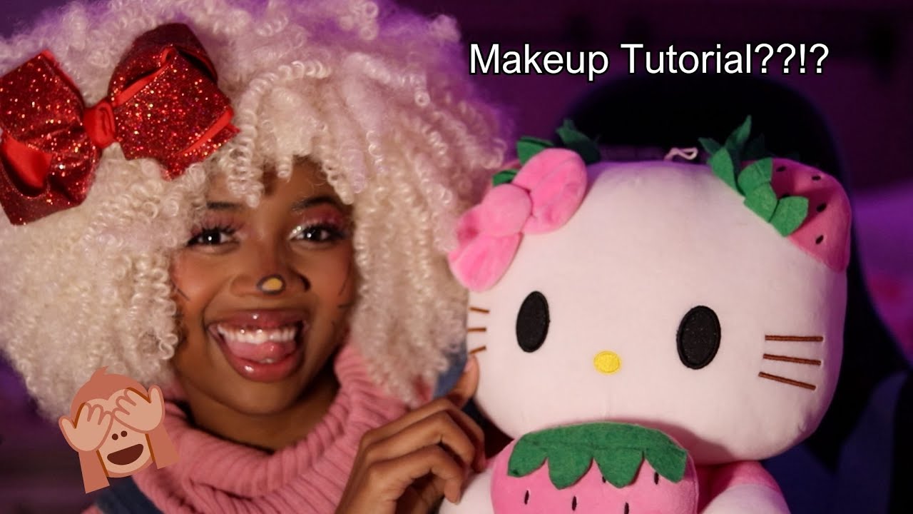 HELLO KITTY MAKEUP TUTORIAL💄💋?!???? - YouTube