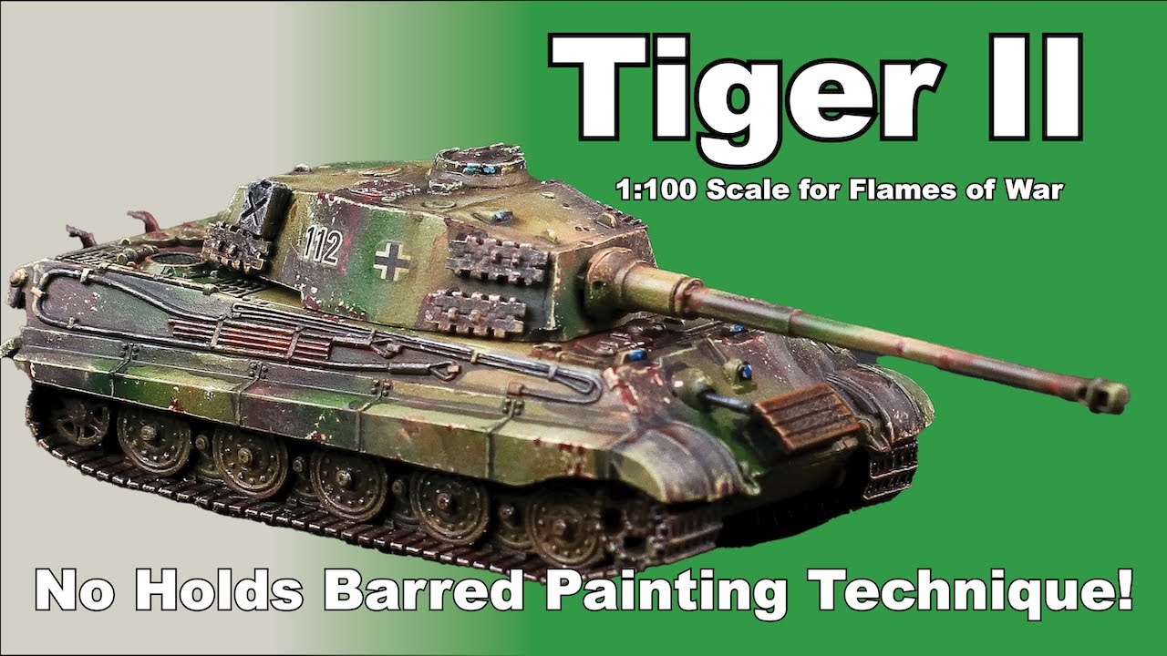 PAINTING THE TIGER II: Create an Awesome Paint Scheme | WWII Miniature ...