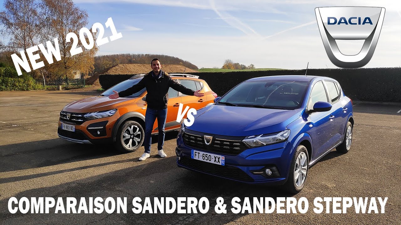 DACIA SANDERO vs SANDERO STEPWAY 2021 - YouTube