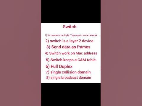 What is switch? | computer networking | full explanation#switch #computernetworking - YouTube
