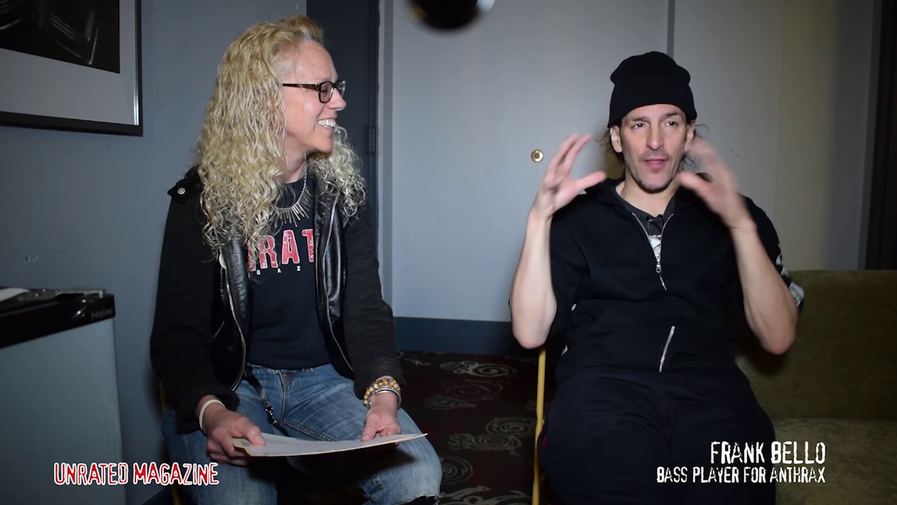 Anthrax Bass Player: Frank Bello Interview by Unrated Magazine ...