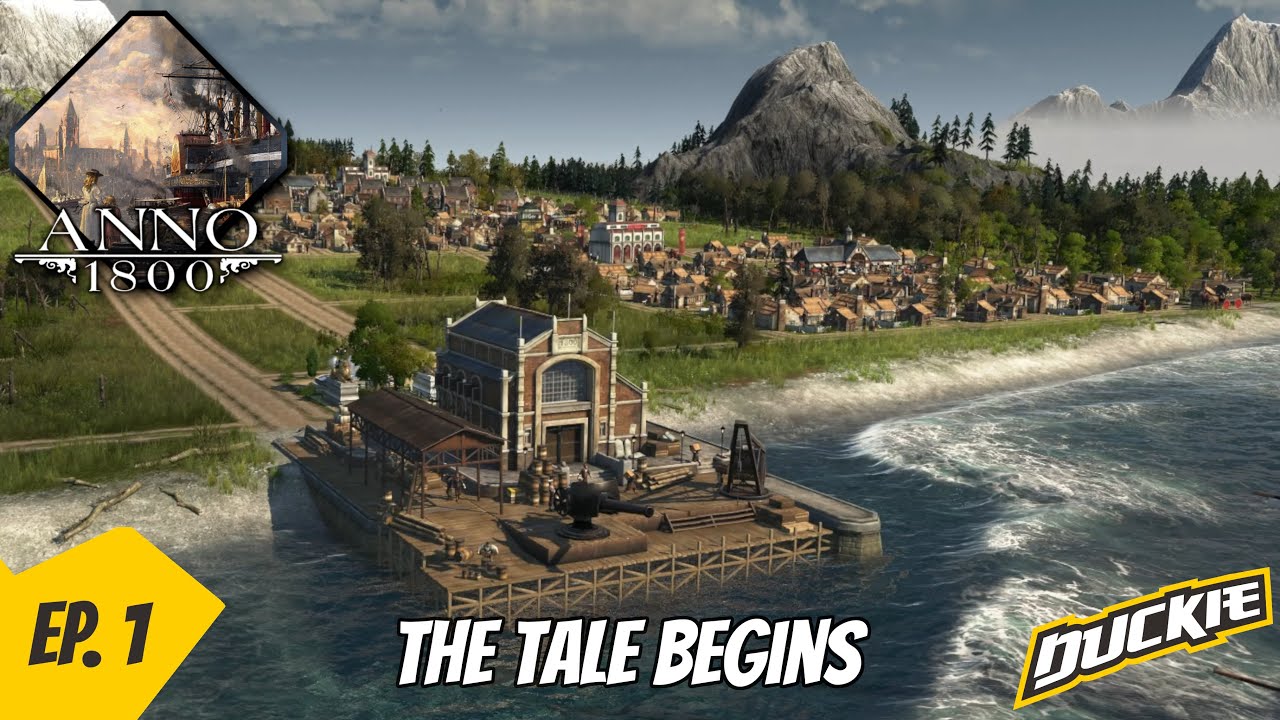 ANNO 1800 SEASON 4 PASS | Ep. 1 | Ditchwater at last! | Anno 1800 City ...