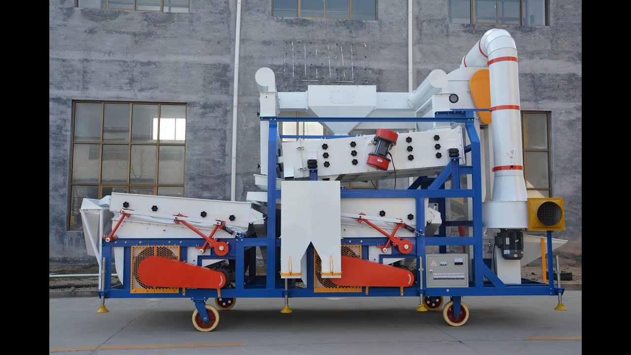 Chia seeds, barley, millet cleaning machine - YouTube