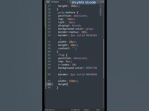 FLAG | html&css | #shorts - YouTube