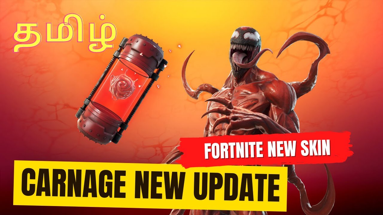 Fortnite Carnage New Skin Update | Marvels ( Fortnite Live Gameplay in ...