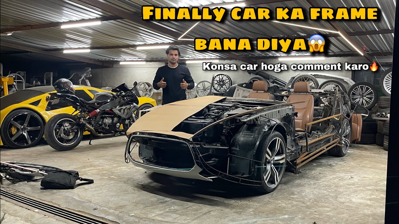 Finally car ka frame bana diya😱 konsa car hoga comment karo🔥 - YouTube