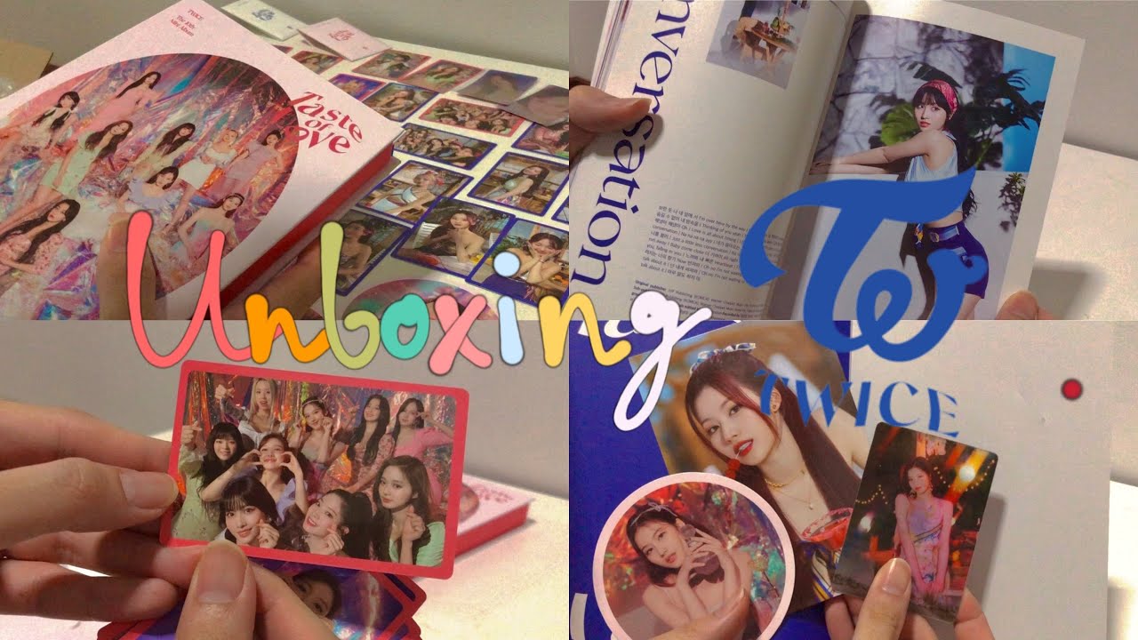 🍸 Unboxing album: Twice - Taste of Love / แกะอัลบั้มใหม่ทไวซ์ / 트와이스 알콜 ...