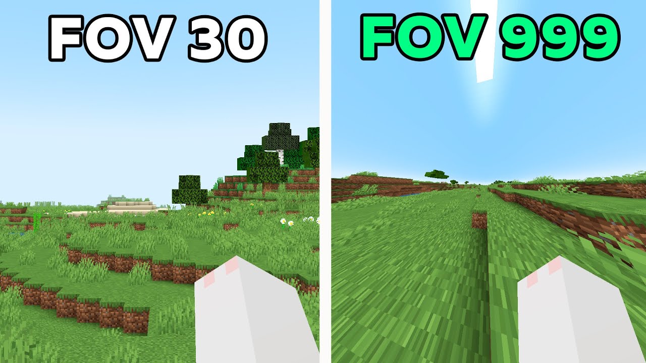 FOV 30 vs FOV 999 - YouTube