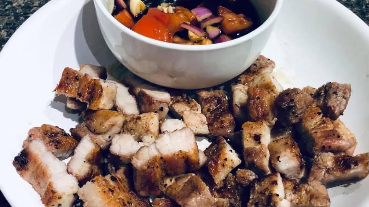 SIMPLE GRILLED PORK BELLY recipe - YouTube