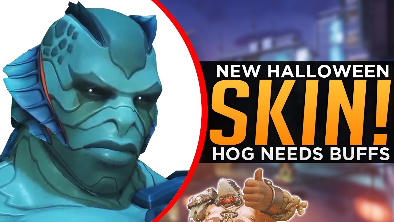 Overwatch: New Halloween SKIN! - Roadhog Needs BUFFS! - YouTube