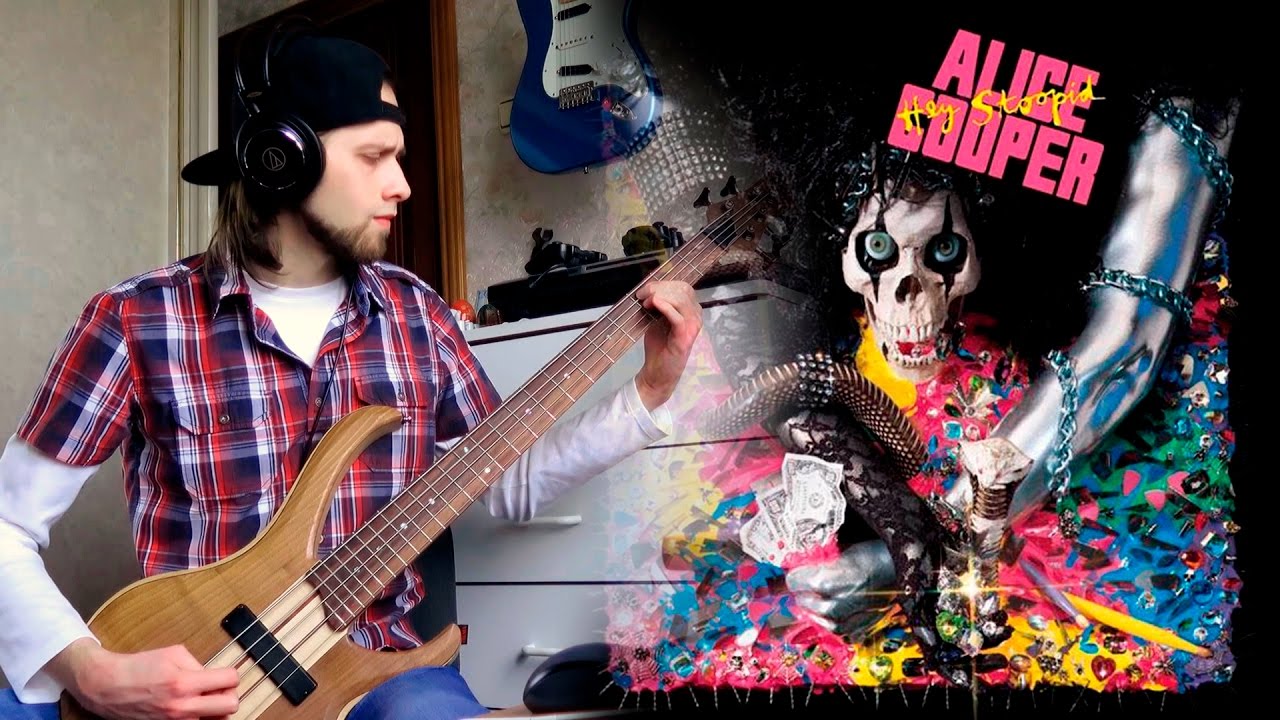 Alice Cooper - Hey Stoopid [Bass cover] - YouTube