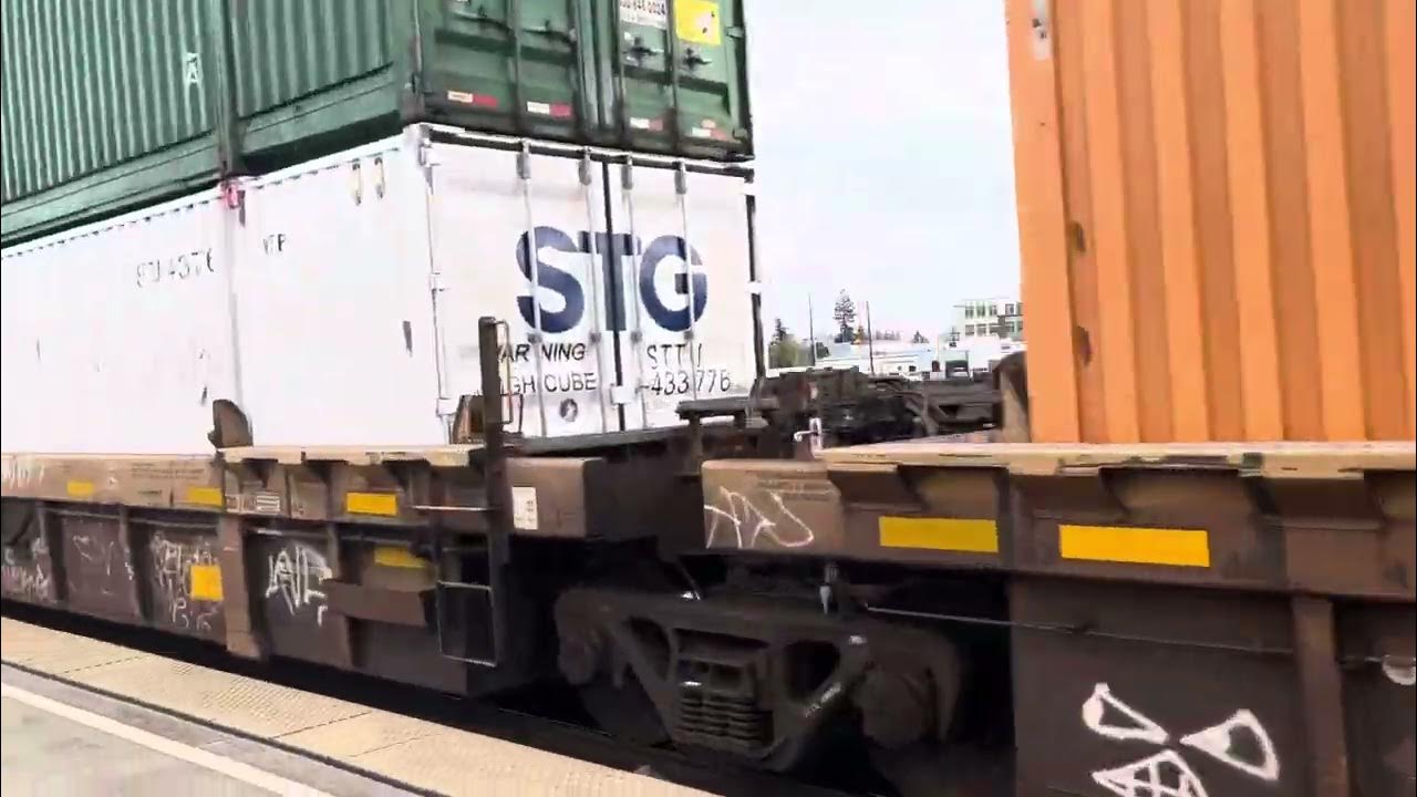 UP 8841 Leading A UP Z Train With UP 1995 CNW On A Windy Friday Afternoon In Roseville Today ...