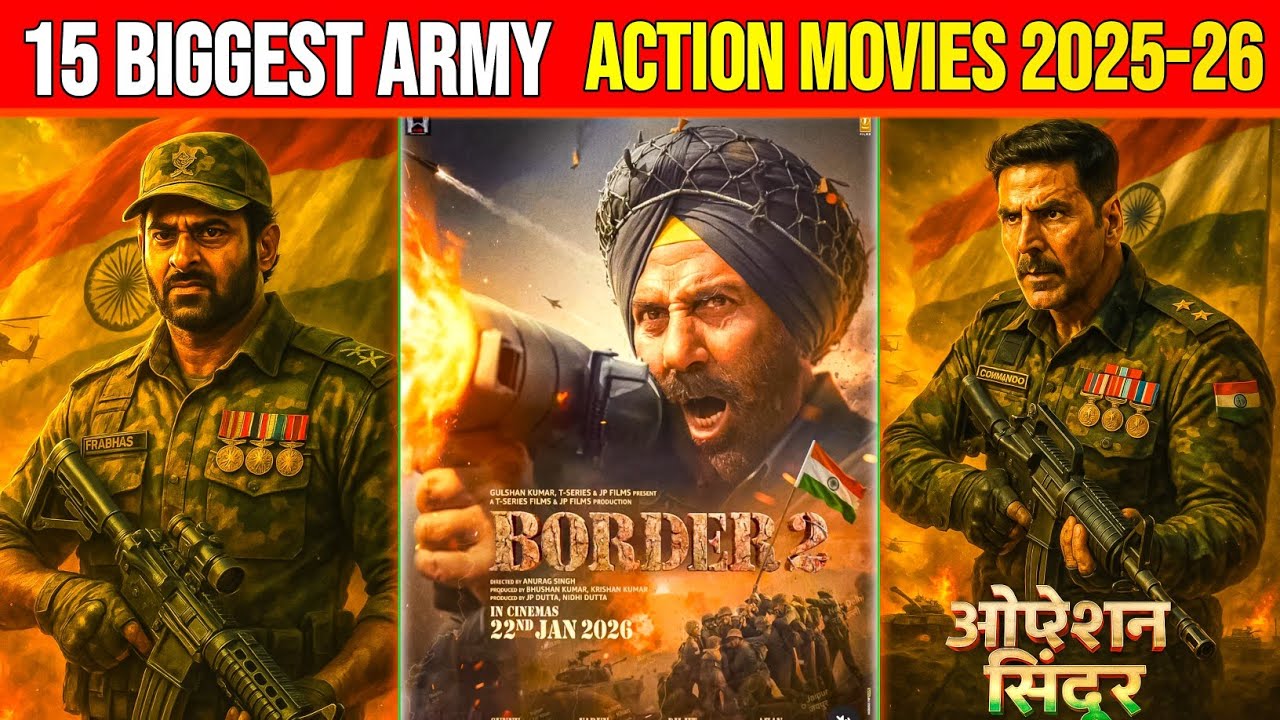 15 Upcoming Indian Army War & Action Thriller Movies 2025-26 ...