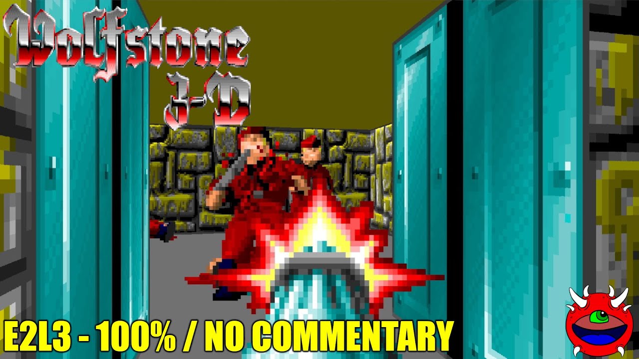 Wolfstone 3D (ECWolf) - E2L3 - 100% No Commentary - YouTube