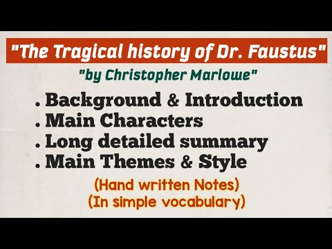 The Tragical history of Dr. Faustus by Christopher Marlowe | Summary ...