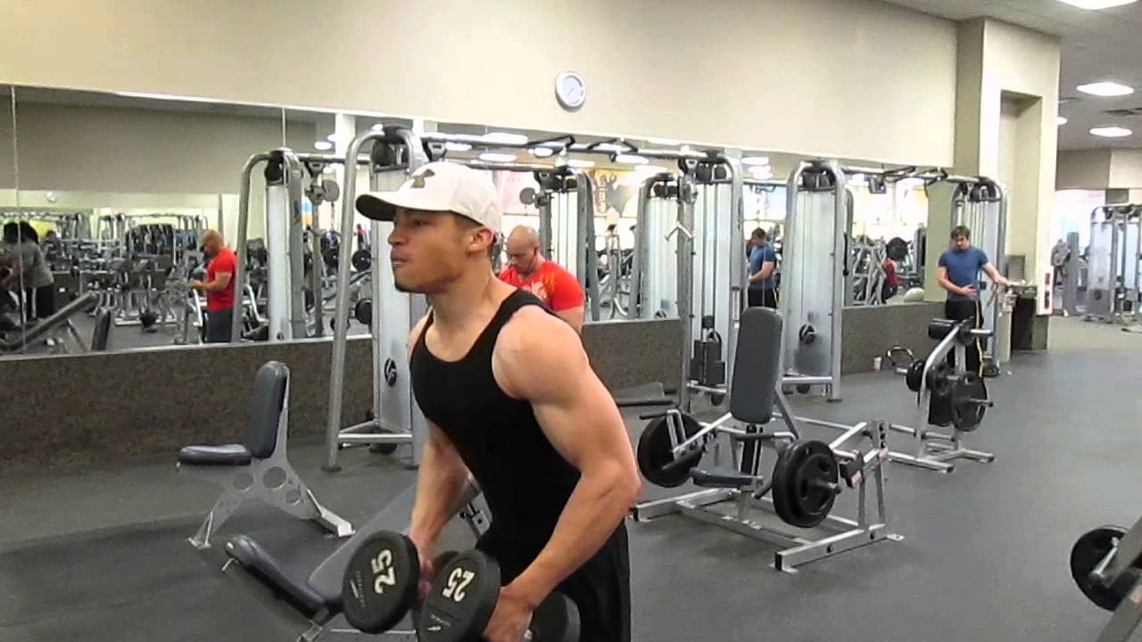 Lateral raise drop set - YouTube
