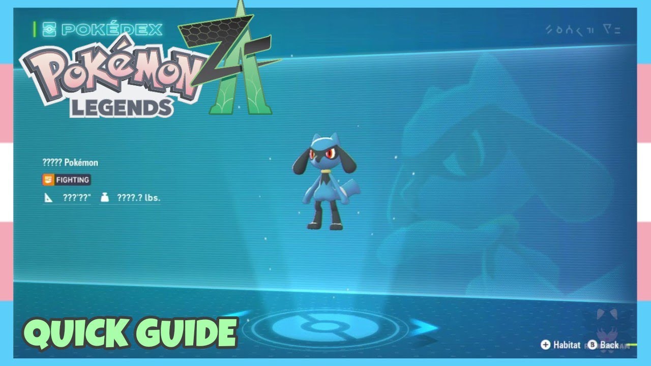 Where To Catch Riolu In Pokemon Legends ZA | Location Quick Guide - YouTube