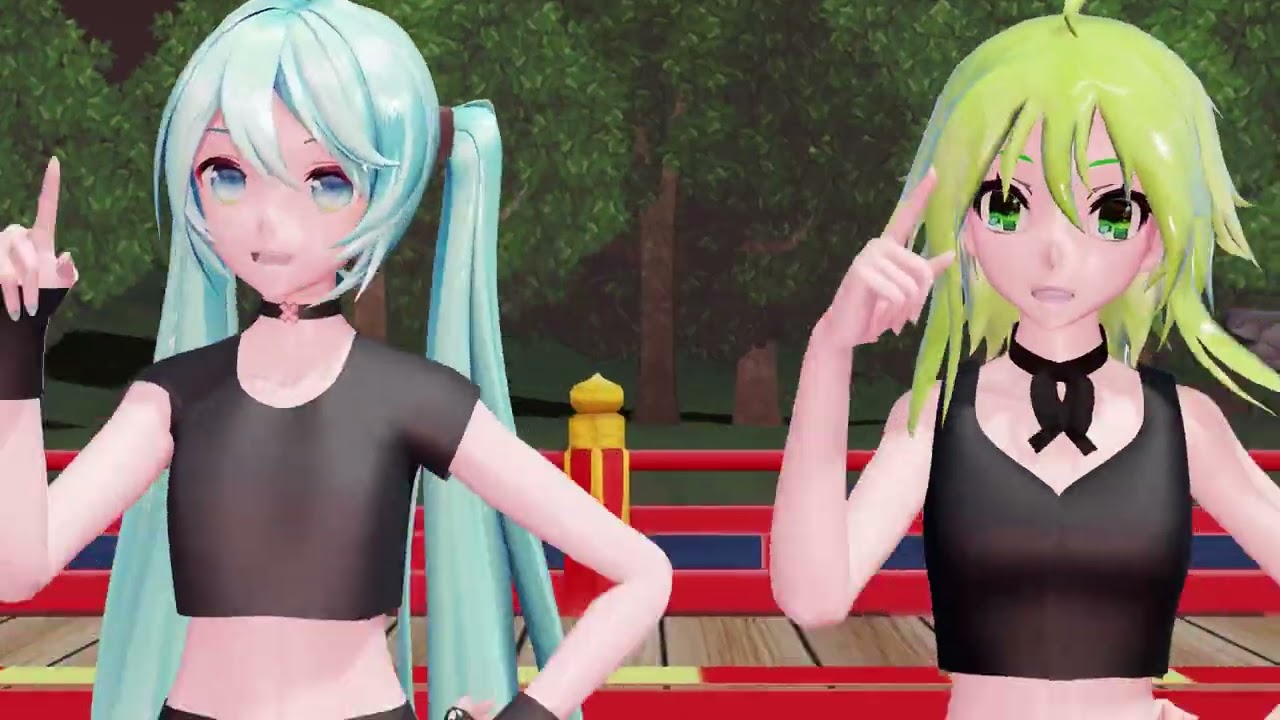 [MMD] Miku, Gumi • Hey Hey Hey ねぇねぇねぇ - YouTube