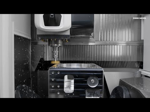 Semiconductor chamber housing complete machining - YouTube