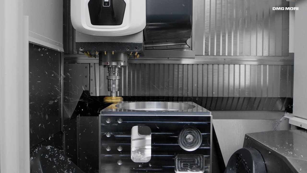 Semiconductor chamber housing complete machining - YouTube