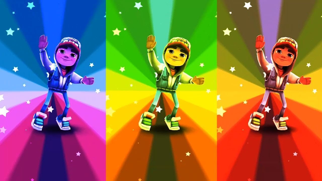 SUBWAY SURFERS 2019 WINTER HOLIDAYS : COLORS REACTION! - YouTube