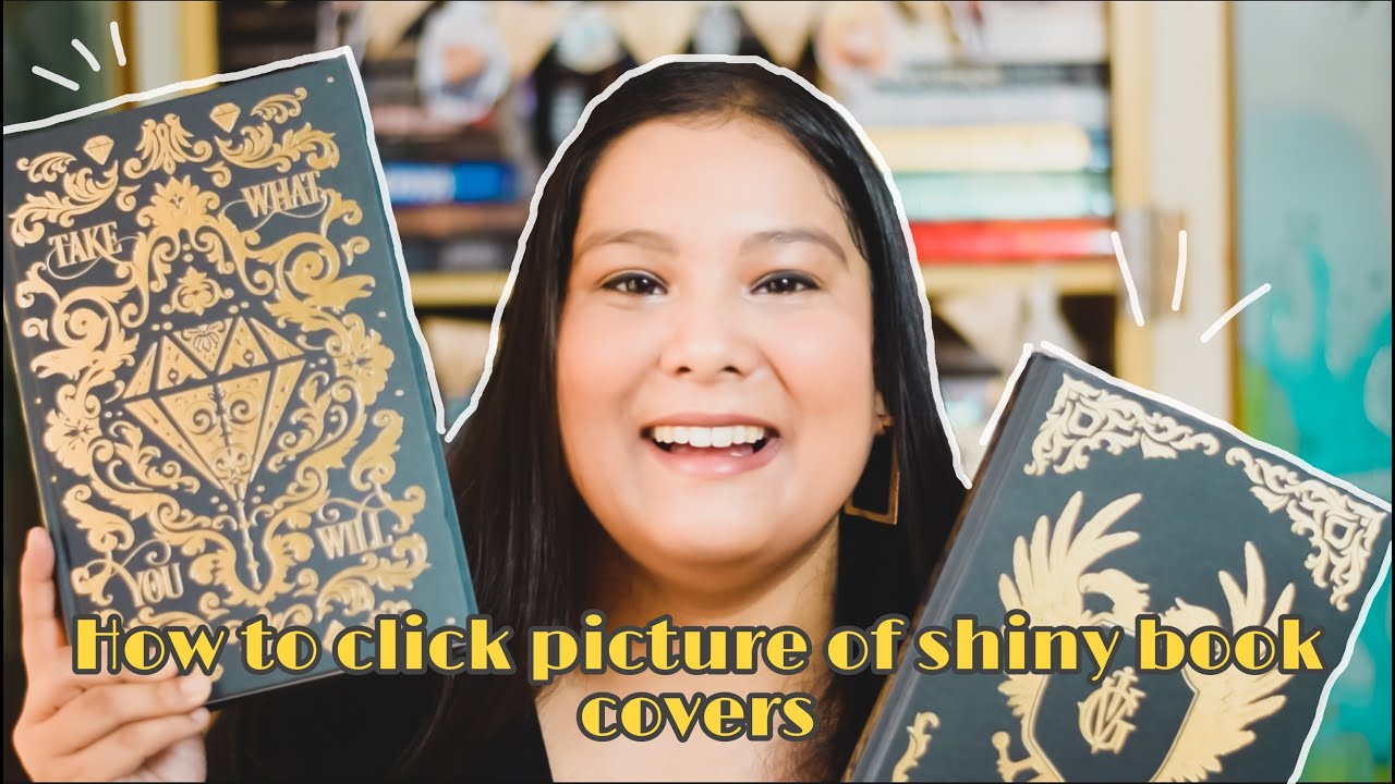 How to click pictures of shiny book covers (Bookstagram Tutorial) - YouTube