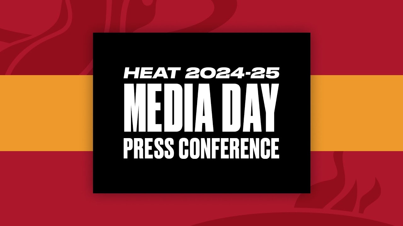 HEAT 2024-25 Media Day Press Conference | September 30, 2024 - YouTube