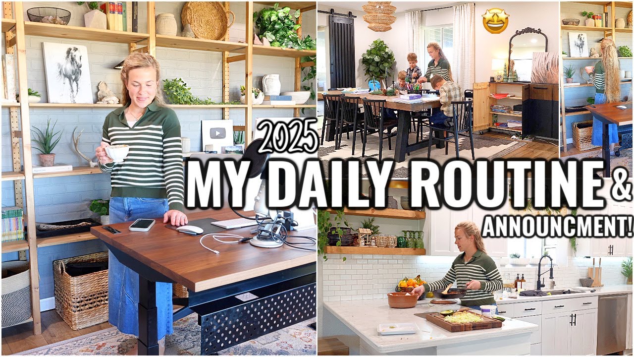 MY DAILY ROUTINE FOR 2025 & A BIG ANNOUNCEMENT!! 7AM MORNING ROUTINE ...