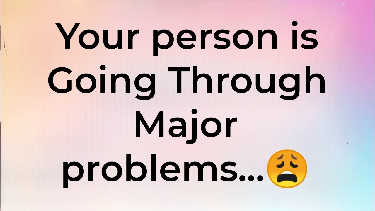 Your Person is Going Through Major Problems..😩 - YouTube