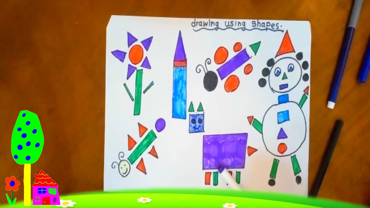 Drawing Ideas | Drawing shapes | Drawing and Coloring | How to Drawing ...