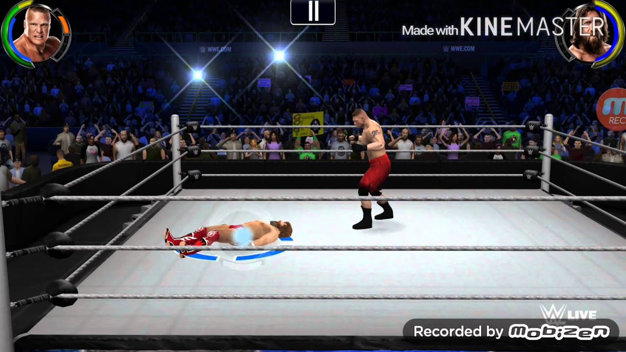 Wwe 2k1 brock lesnar vs daniel bryan - YouTube