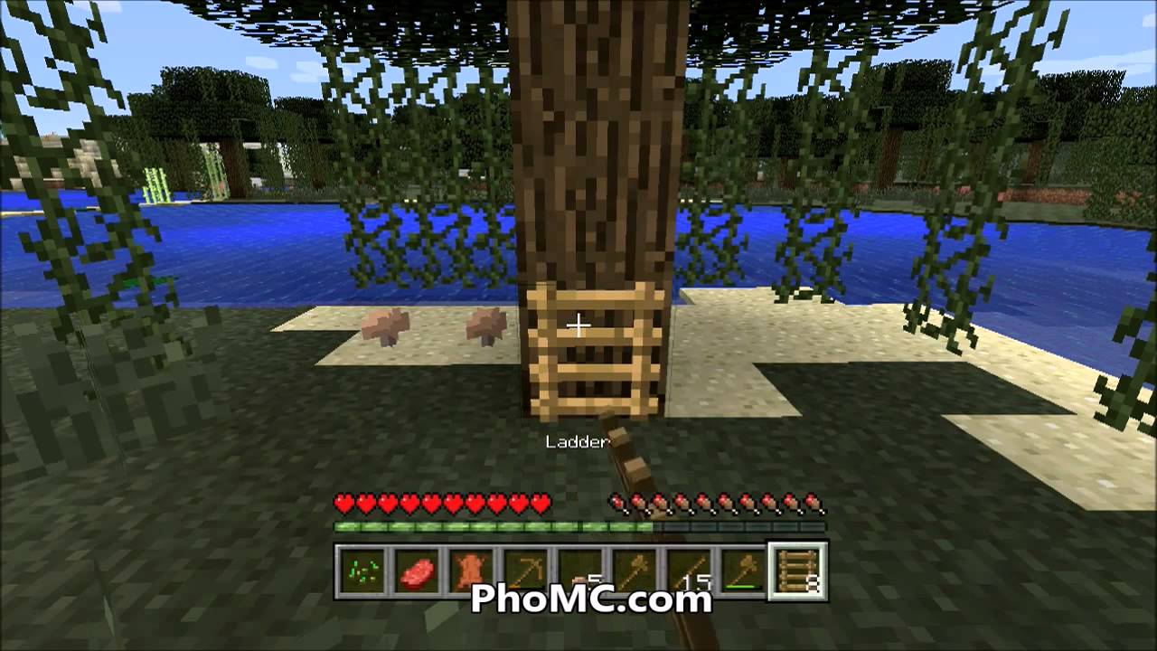 Minecraft Survival Guide Day 1 - YouTube