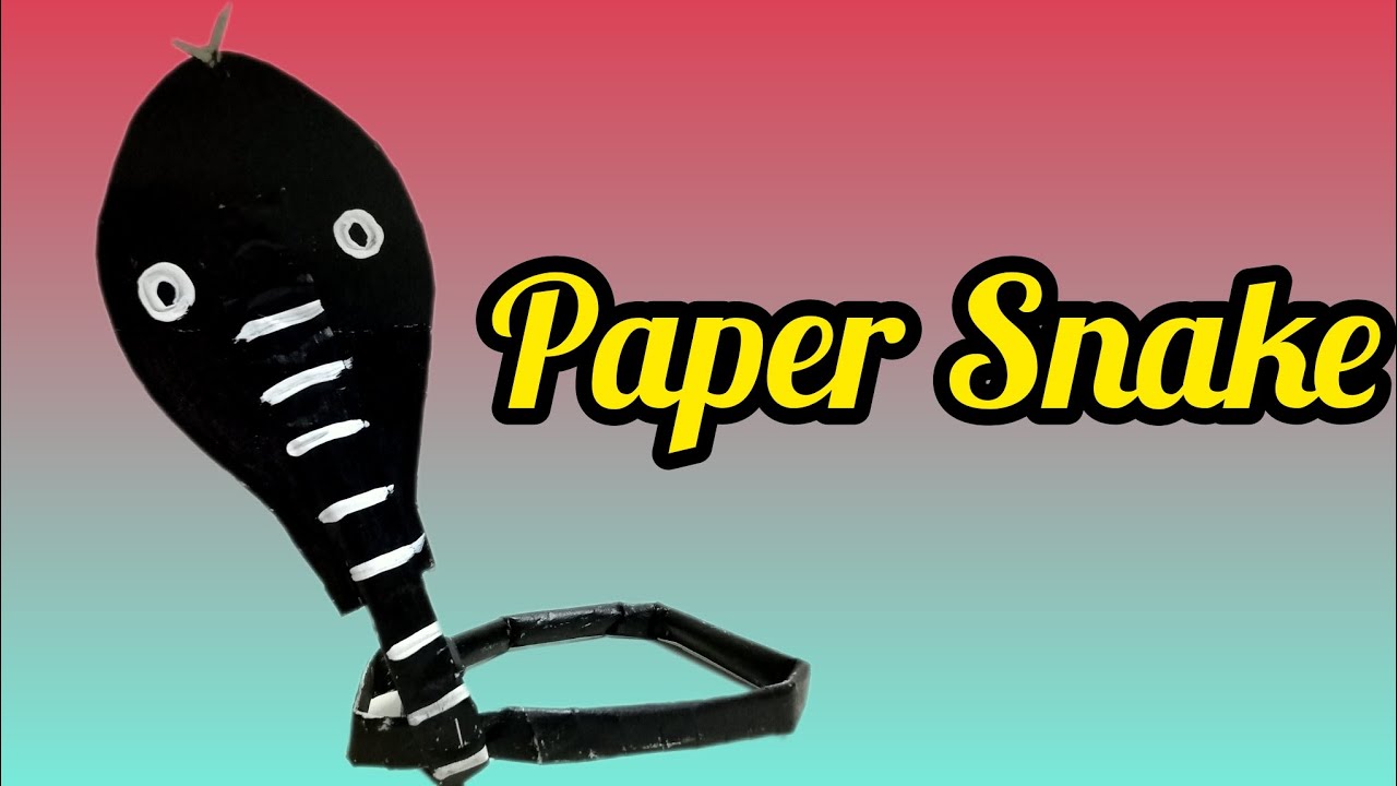 Paper Snake | Paper craft | Lord Siva | Vasuki | How to make paper ...