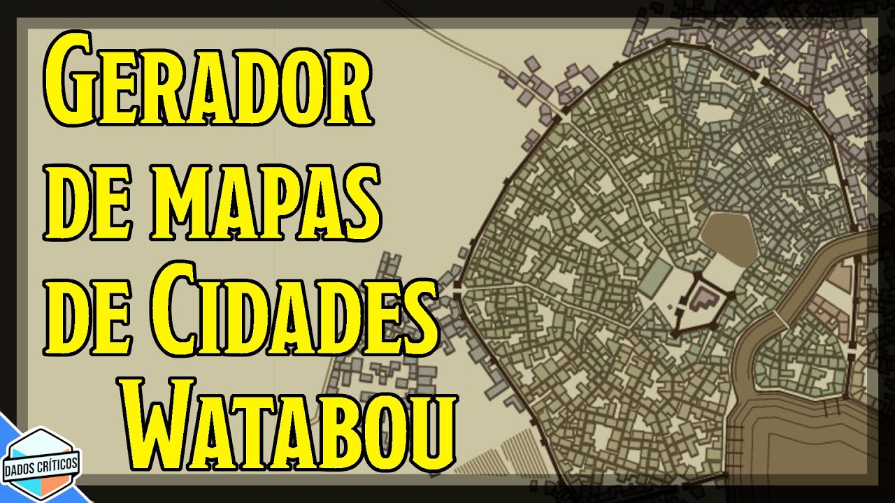 CRIE MAPAS de CIDADES lindos pro seu RPG de Mesa | Gerador WATABOU ...